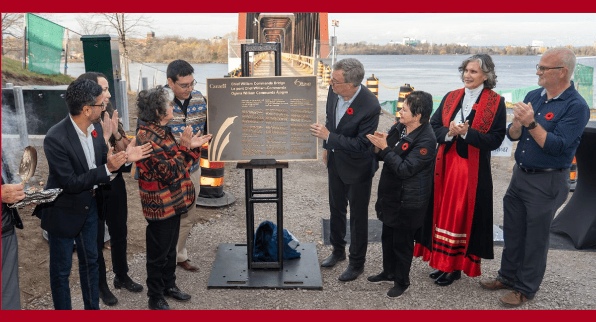 City of Ottawa commemorates naming of Chief William Commanda Bridge ...